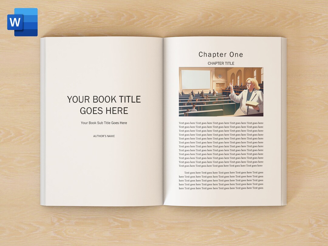 MS Word Nonfiction Book Templates X4 | 6x9 Interior Pages| KDP | Self ...