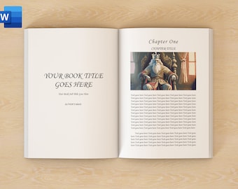 MS Word Nonfiction Book Templates X4 6x9 Interior Pages KDP Self ...