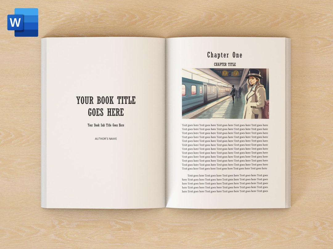 MS Word Thriller Novel Book Templates X4 | 6x9 Interior Pages| KDP ...