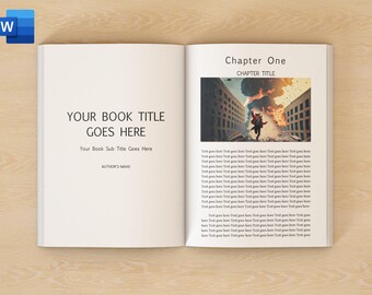 MS Word Nonfiction Book Templates X4 6x9 Interior Pages KDP Self ...