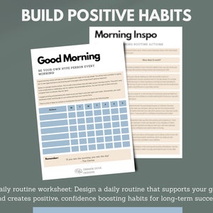 Routine Chart, Planner, Schedule, Visual Tracker, Habit Tracker ...