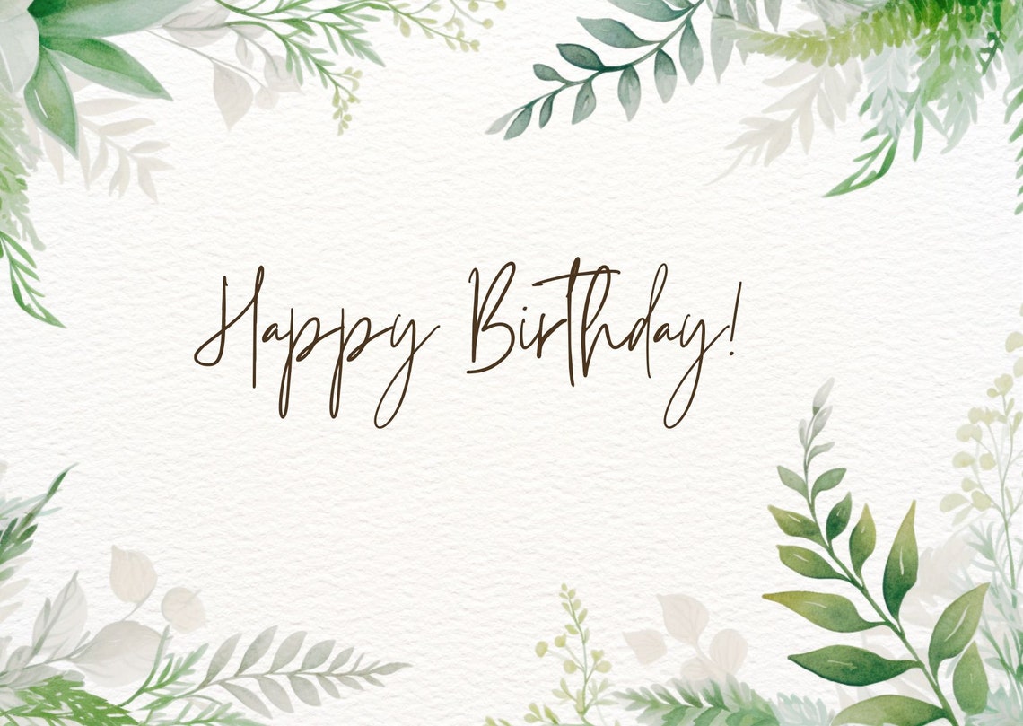 Fern Border Clipart Frame PNG Floral Frame Floral Wedding - Etsy