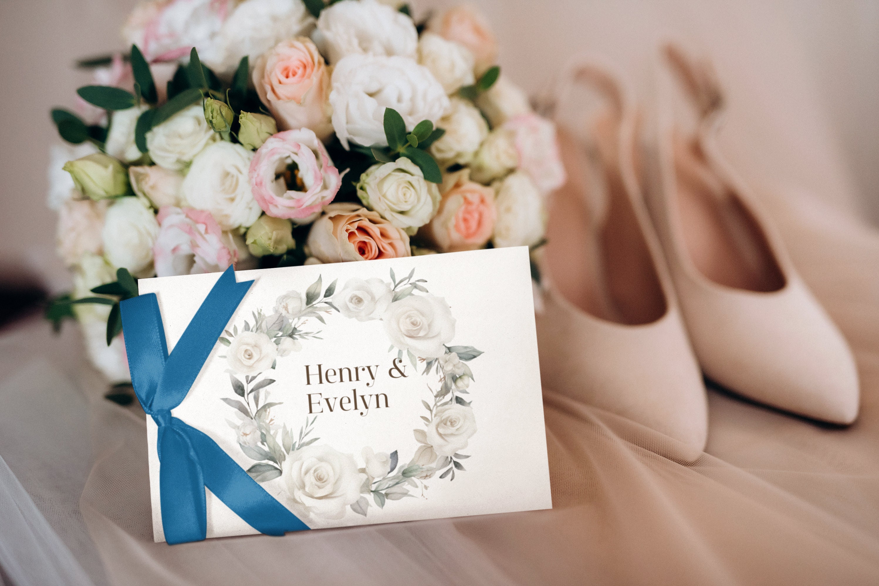 White Roses Wreath Watercolor, White Roses Frame, Delicate Soft Frame ...