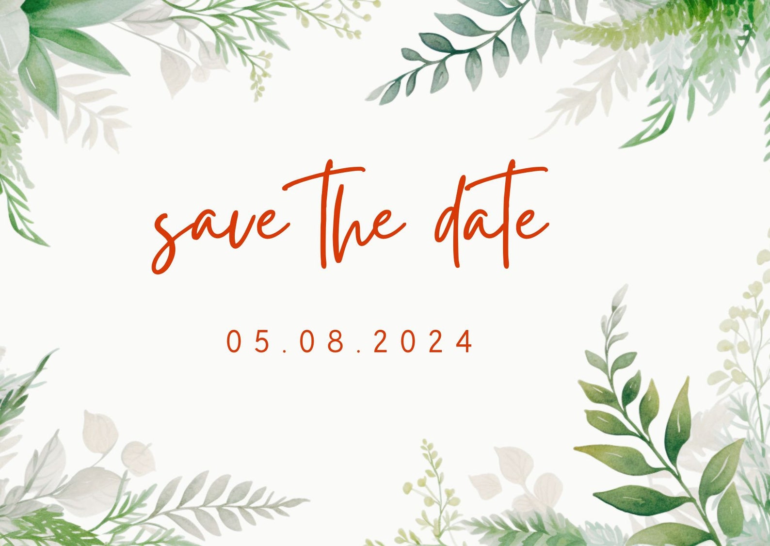 Fern Border Clipart, Frame PNG, Floral Frame, Floral Wedding Invitation ...