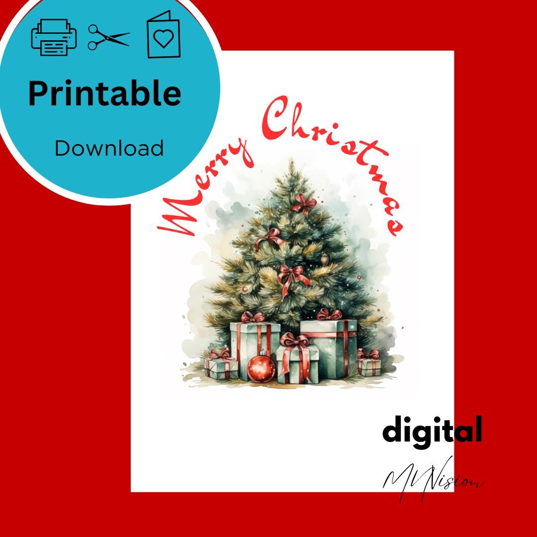 Christmas Tree Postcards, Merry Christmas Postcards, Merry Christmas ...