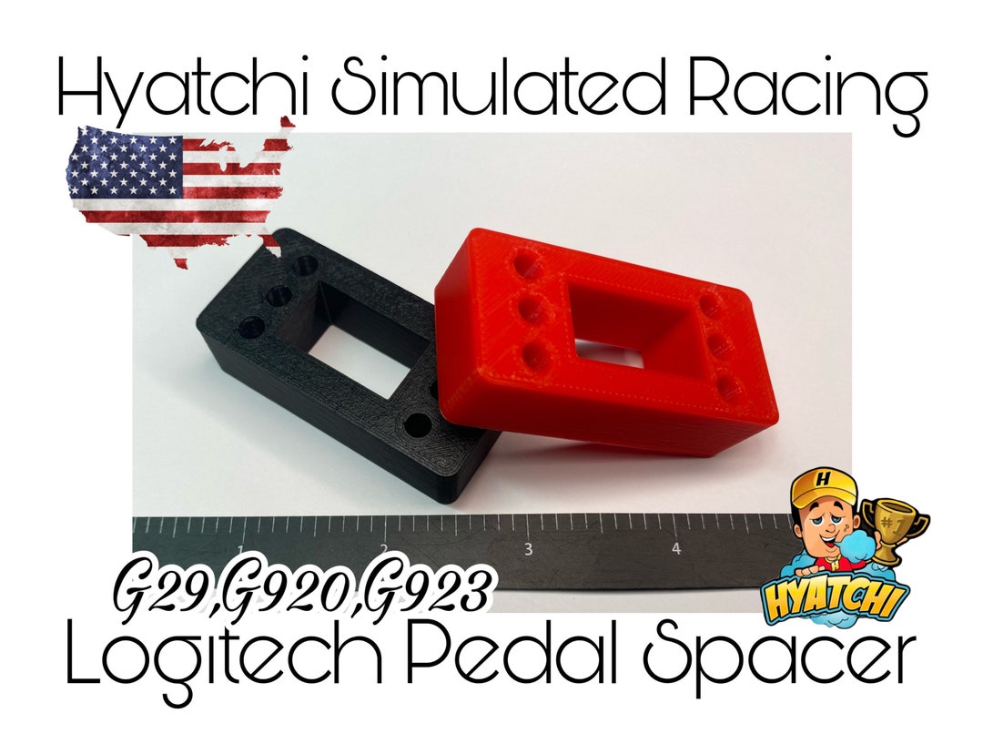 Logitech G923/G920/G29/G27 Adjustable Pedal Spacers, Pedal Mod - Etsy