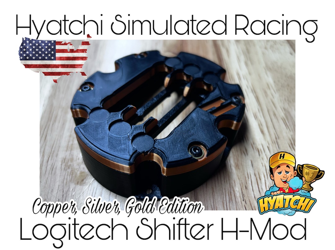 Logitech G923/G920/G29/G27 Shifter Mod, H-mod, H Pattern Shifter Gate ...