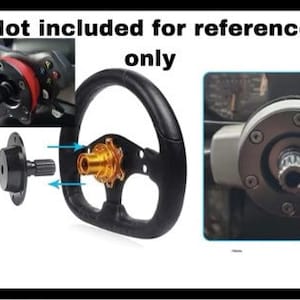 Logitech G923/G920/G29 Quick Hub Adapter for Aftermarket Steering Wheel ...