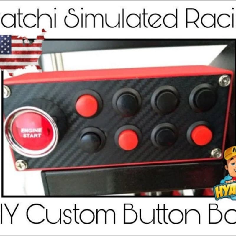Sim Racing Button Box - Etsy