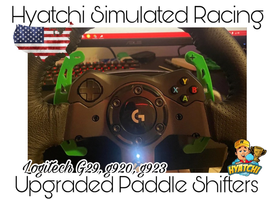 Logitech G29 G920 G923 Upgraded Paddle Shifter Extenders for OEM Wheel ...