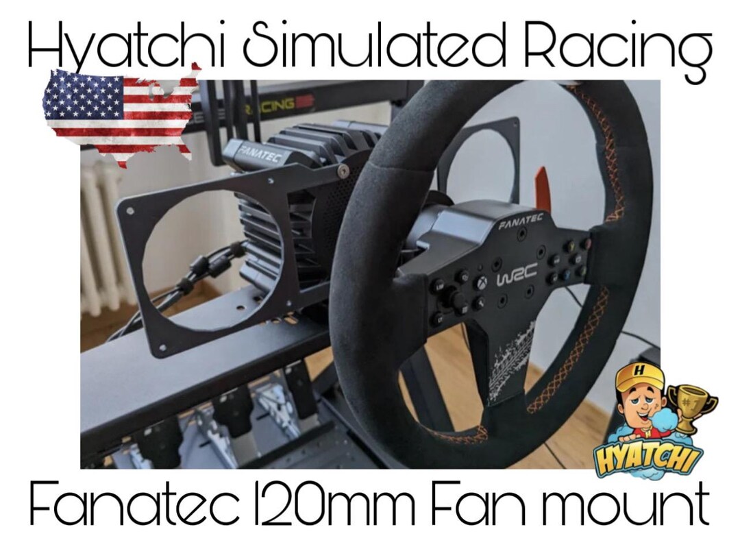 Fanatec GT DD Pro, 120mm Fan, Wind Sim Mount, Simracing Fan, Gift for ...