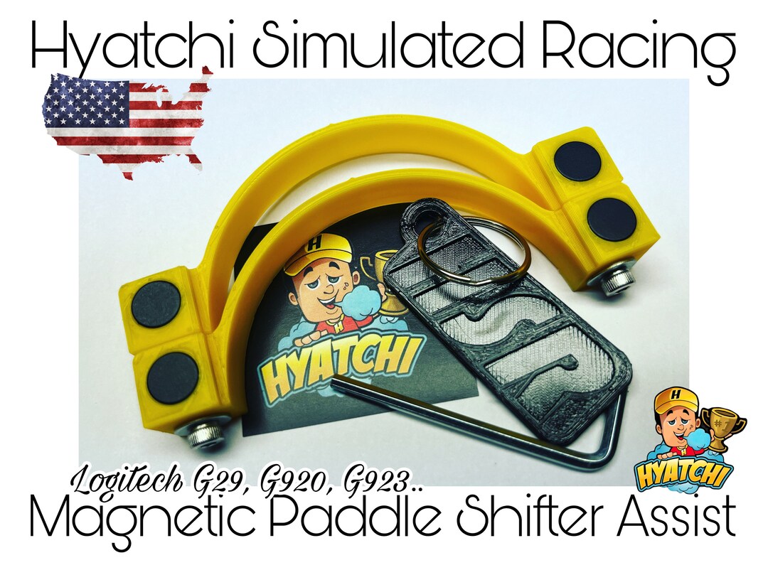 Logitech G27/G29/G920/G923, Magnetic Paddle Shifter Ring, Simracing. - Etsy