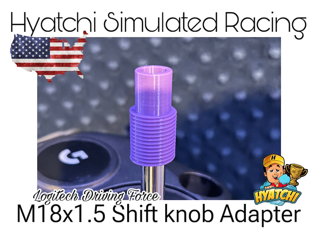 Logitech G923/ G920/ G29 M18x1.5 Shift Knob Adapter. - Etsy
