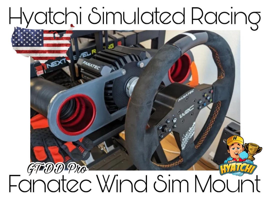 Fanatec GT DD Pro, 76mm Fan, Wind Sim Mount, Simracing Gift - Etsy