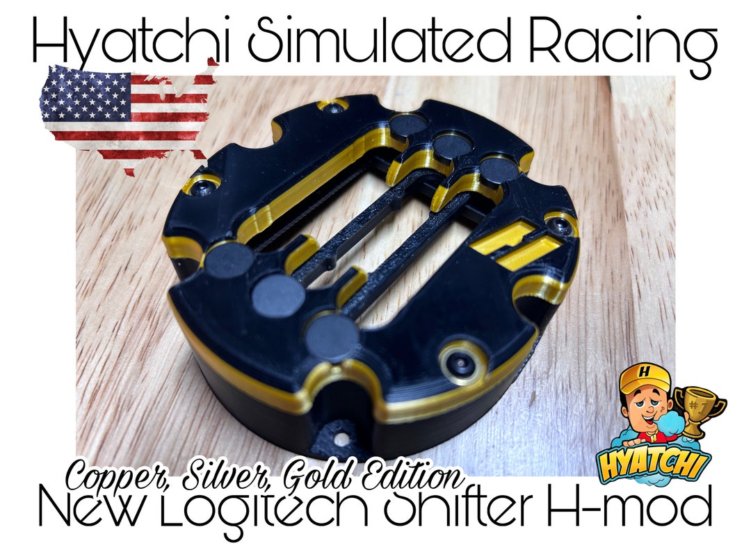 Logitech G923/G920/G29/G27 Shifter Mod, H-mod, H Pattern Shifter Gate ...