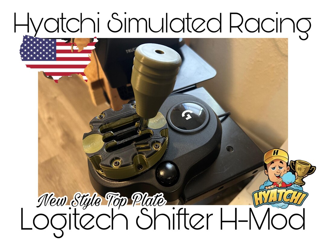 Logitech G923/G920/G29/G27 Shifter Mod, H-mod, H Pattern Shifter Gate ...