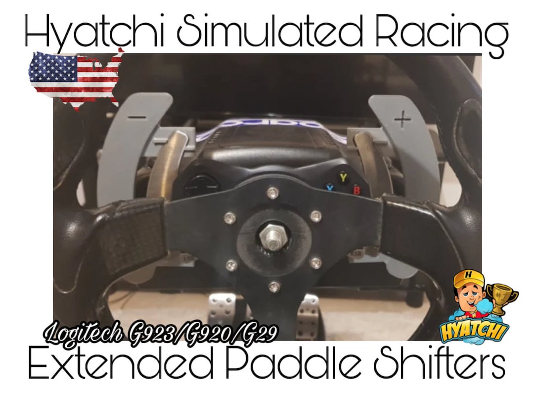 Logitech G29/G920/G923, Upgraded Paddle Shifter Extenders for OEM Wheel ...