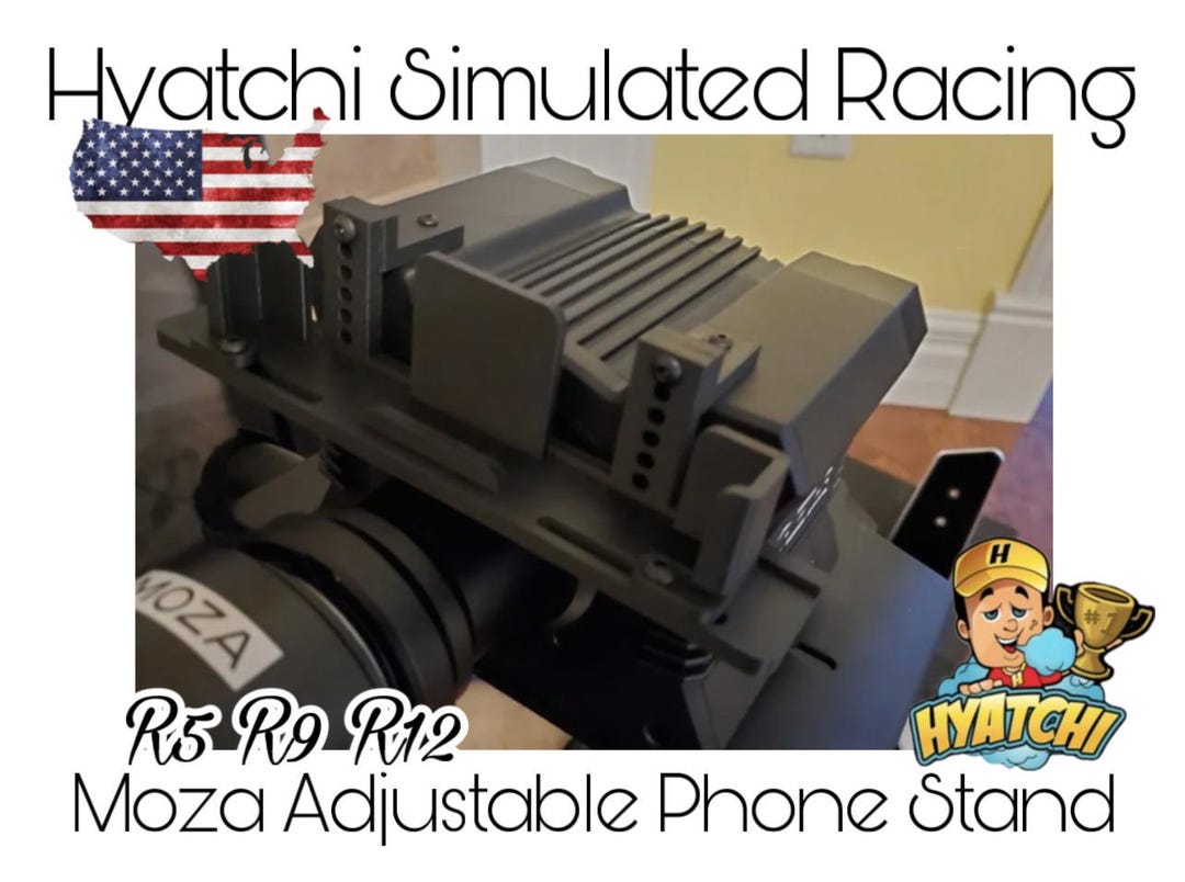 Moza R5 R9 R12 Steering Wheel Phone Mount for Simracing - Etsy