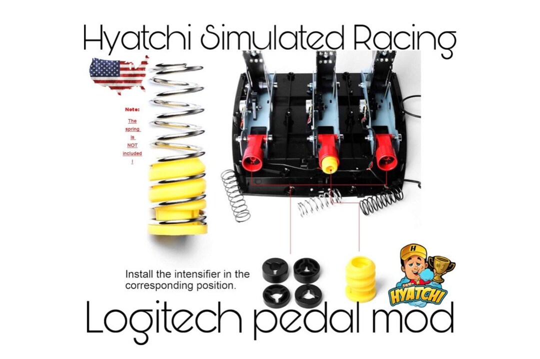 Logitech G29/g920/g923 Gas Brake Clutch Pedal Pre-load Spacer Kit - Etsy