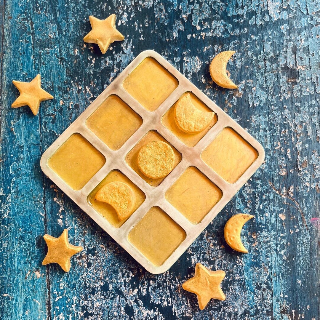 Moons & Stars Tic Tac Toe Game - Etsy