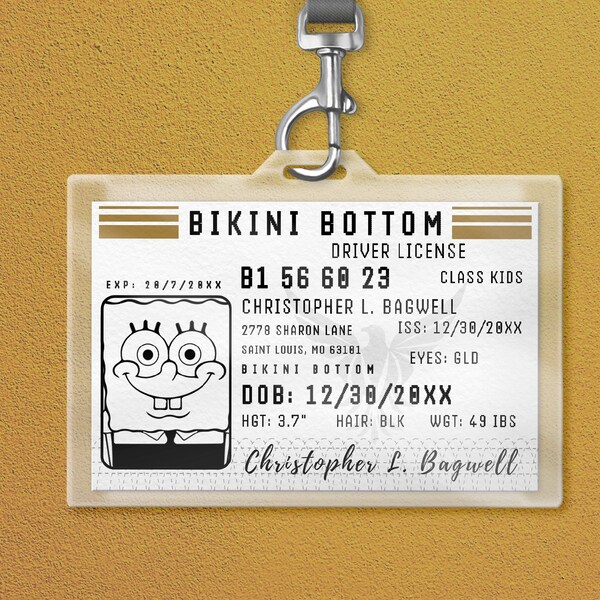 Fake Drivers License - Etsy