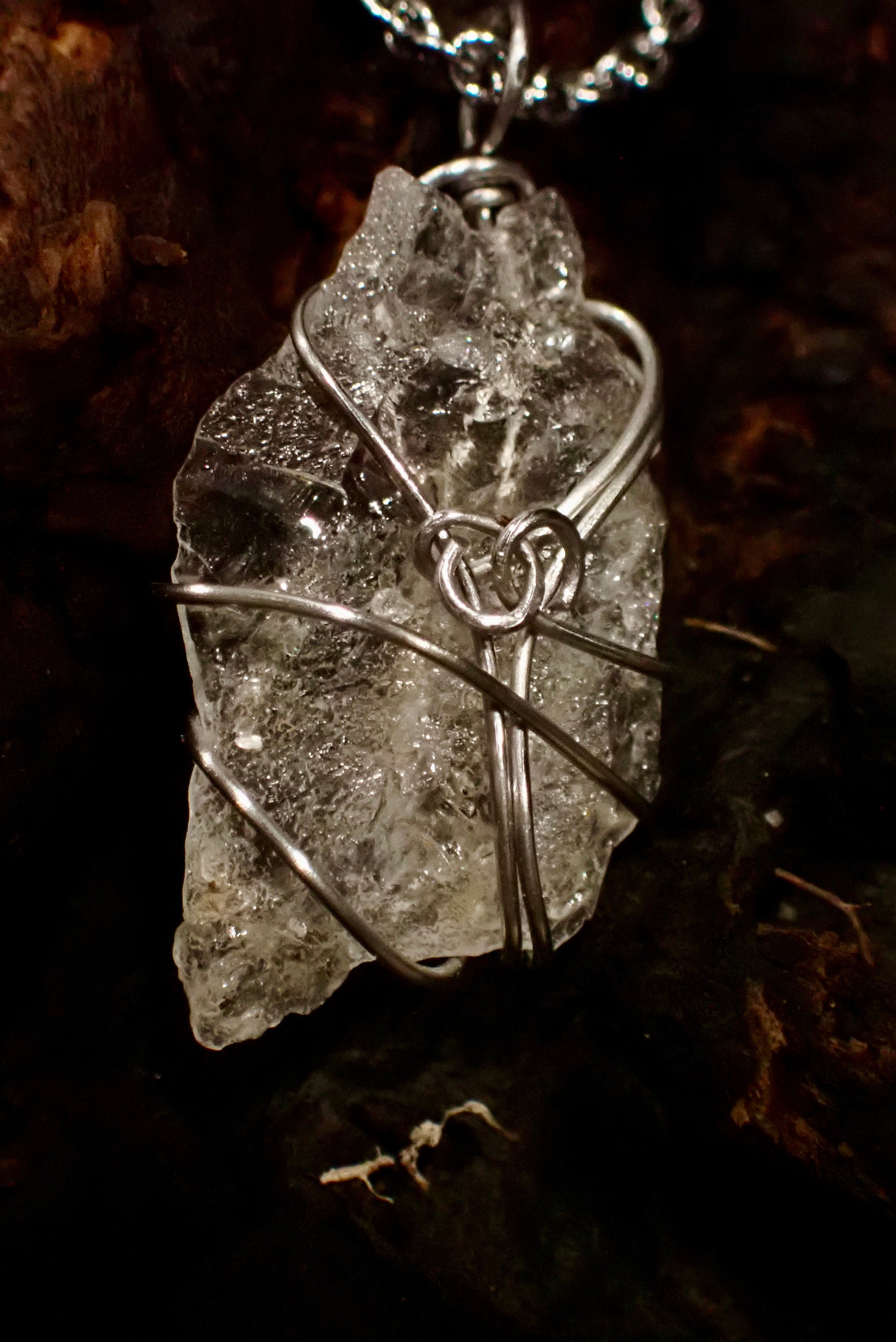 Chesapeake Bay Shocked/impact Quartz Pendant *SUPER RARE* - Etsy