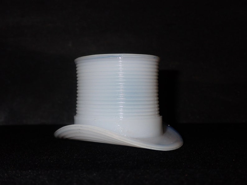 Vintage EAPG Milk Glass Top Hat - Etsy