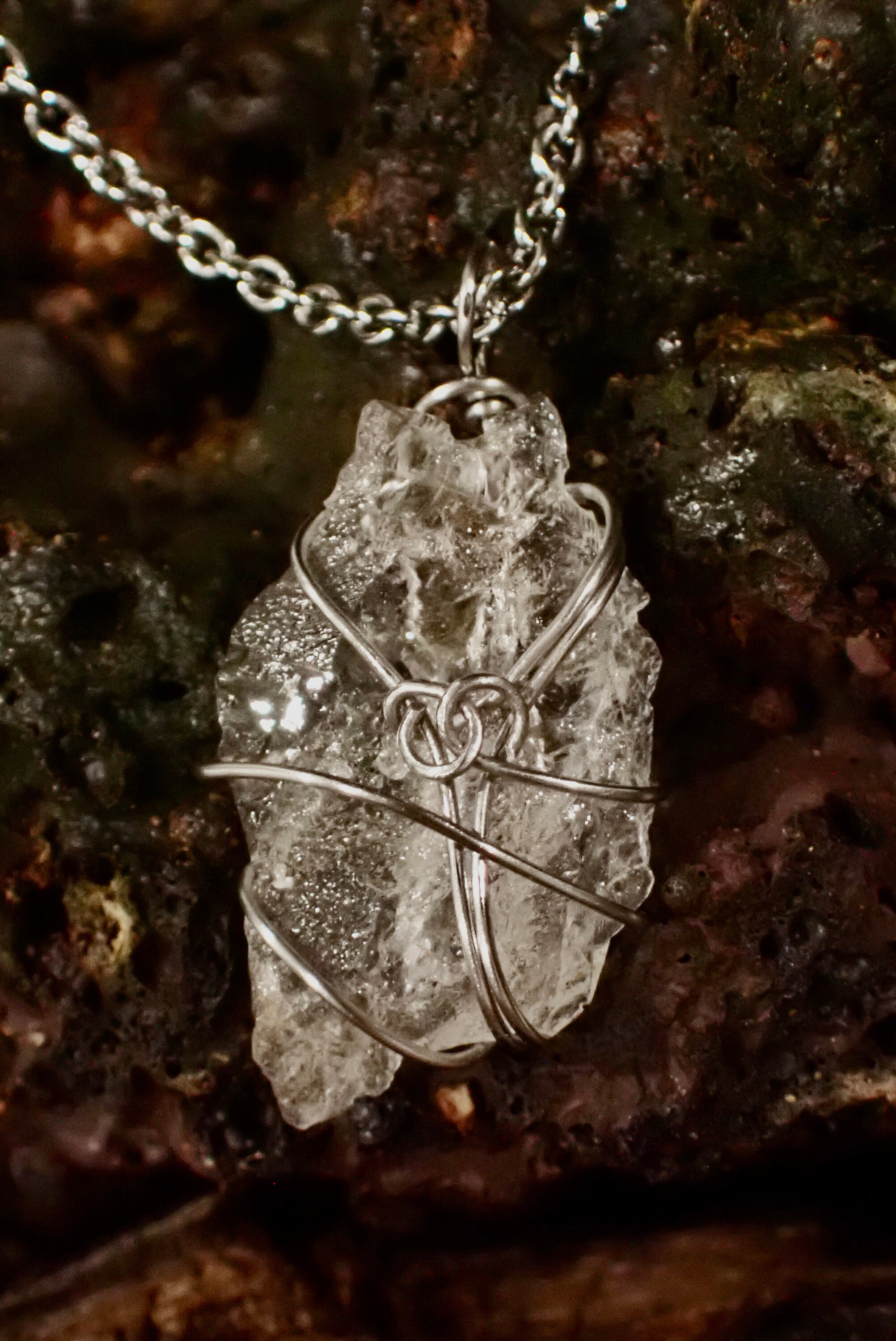 Chesapeake Bay Shocked/impact Quartz Pendant *SUPER RARE* - Etsy