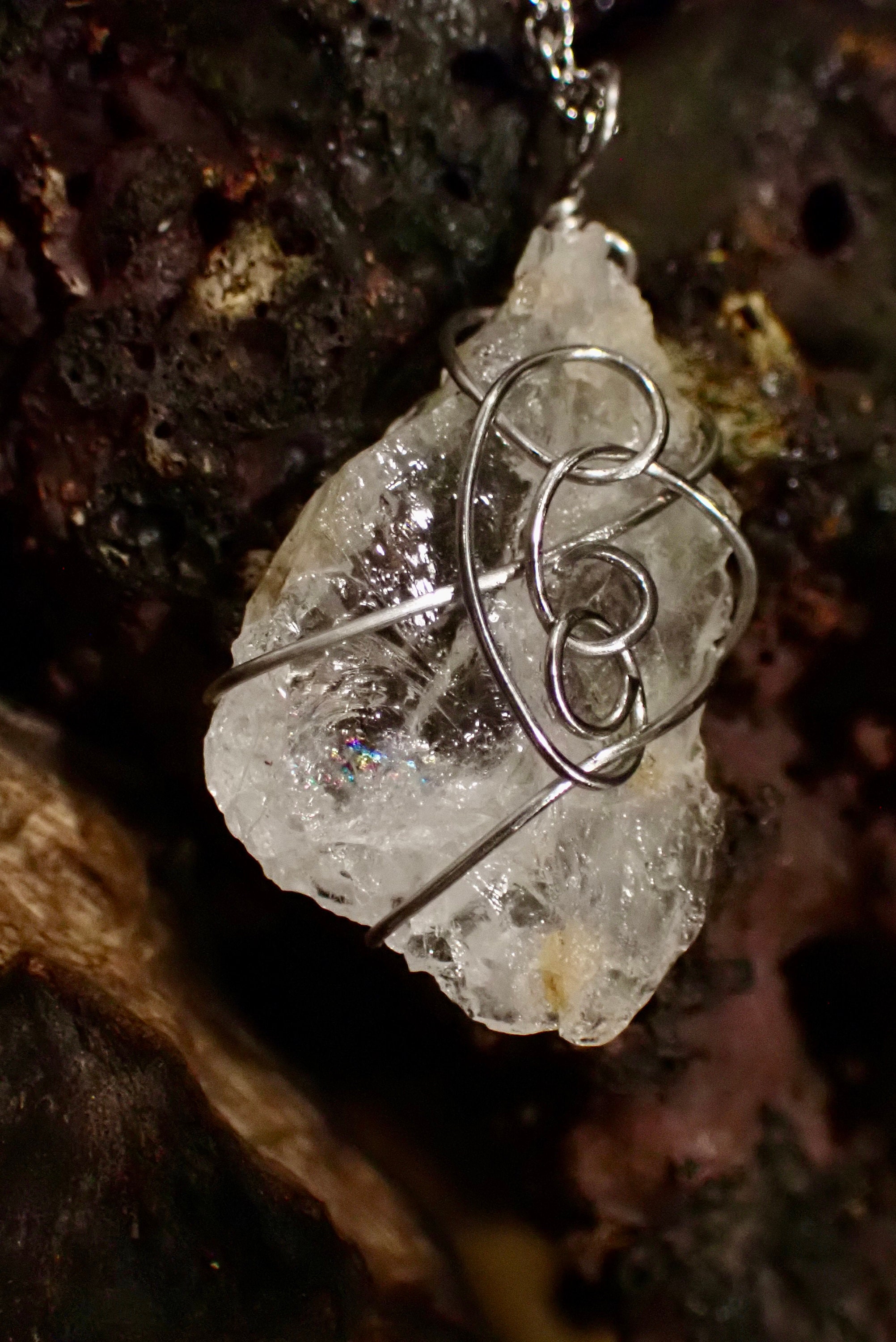 Chesapeake Bay Shocked/impact Quartz Pendant *SUPER RARE* - Etsy