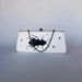 Beetle Silhouette Hand Painted Bag, Vintage Handbag, Purse, Goth, Bug ...