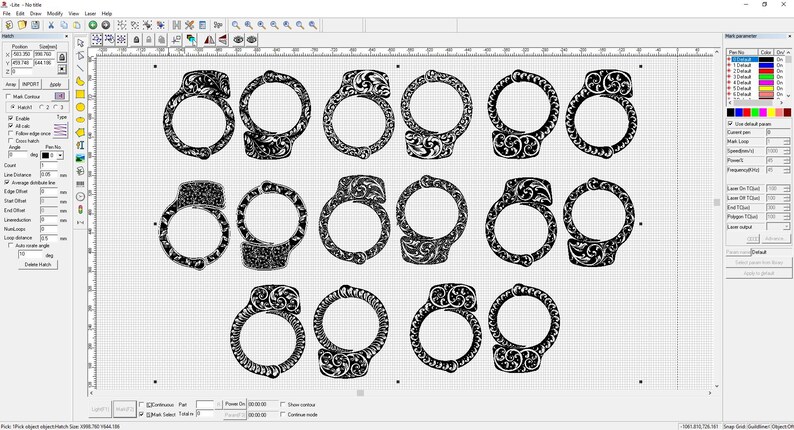 Smith & Wesson M100 Handcuff Custom Scroll Work Engraving Design Bundle ...