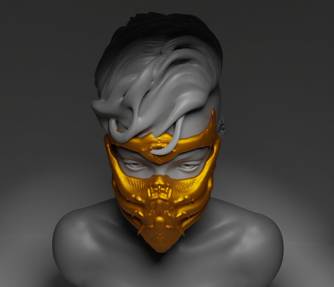 Scorpion MAsk Stl File 3d Model for 3d Printer Scorpion - Etsy Portugal