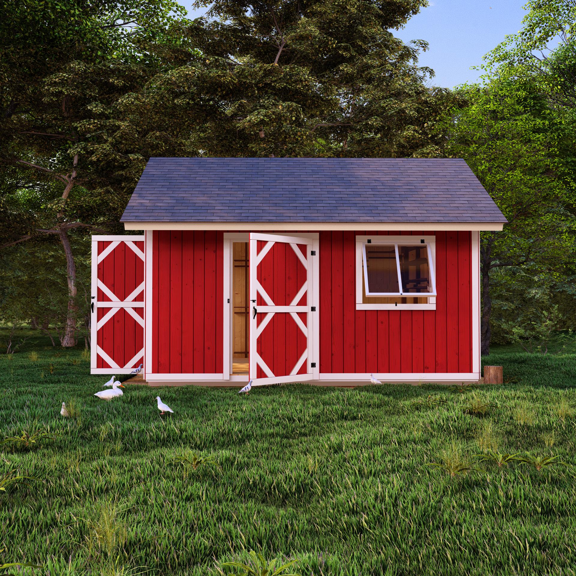 DIY 16x12 Wooden Shed Plans, Create Your Own Shed With Our DIY Plans ...