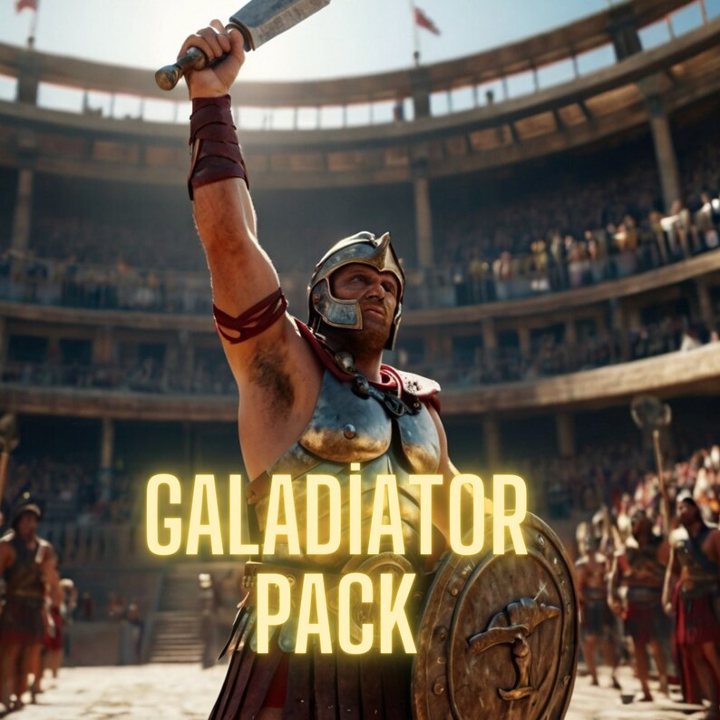 Gladiator Stl Pack Experience History With Arena and Gladiators - Etsy