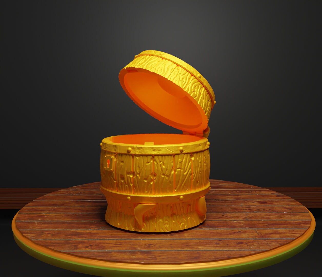 Treasure Box 3D Model STL File , Barrel 3D STL File , for 3d Printer - Etsy
