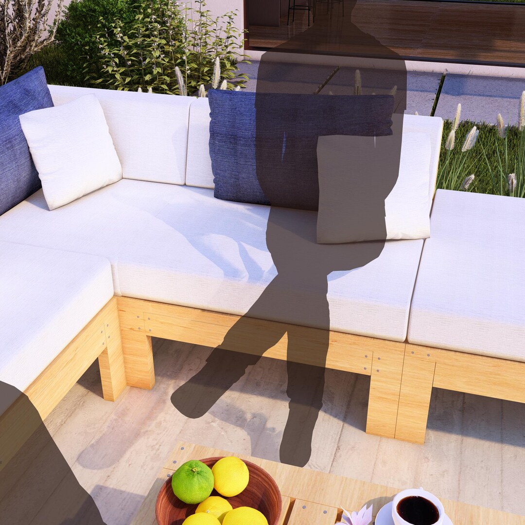 DIY Modern Modular Chair Plans for Outdoor Spaces, Middle Module for ...