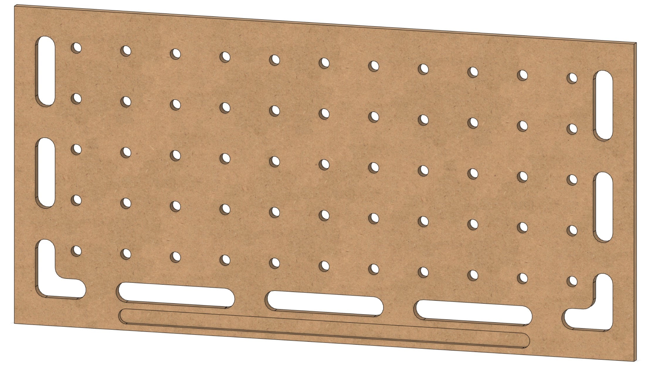 Multi-function Table MFT / Perforated Grid Plate MDF - Etsy