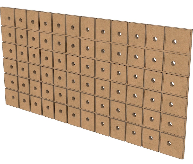 Multi-function Table (MFT) / Perforated Grid Plate - MDF 1200mm X 600mm ...