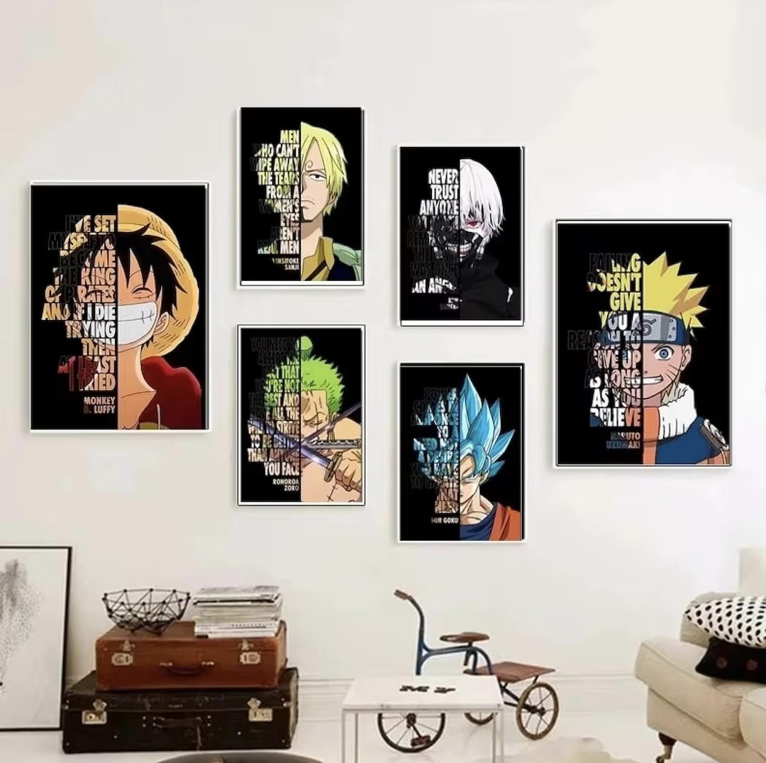 One Piece Luffy Poster Anime Manga - Etsy