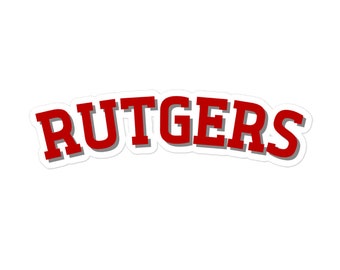 Rutgers Scarlet Knights Vinyl Mascot Decal Sticker - Etsy