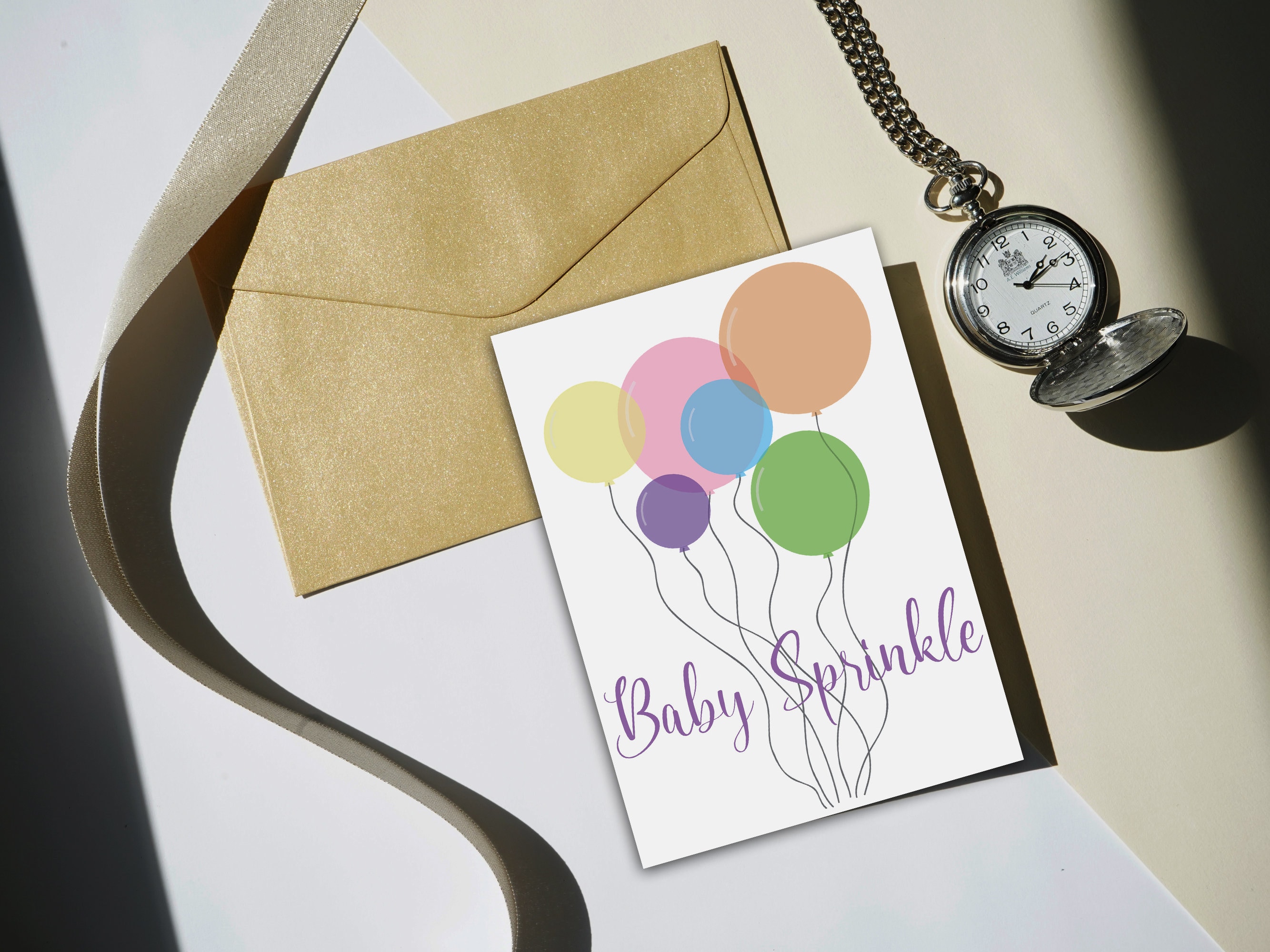 Baby Shower Card | Baby Sprinkle Card | New Baby Card | Digital Baby ...