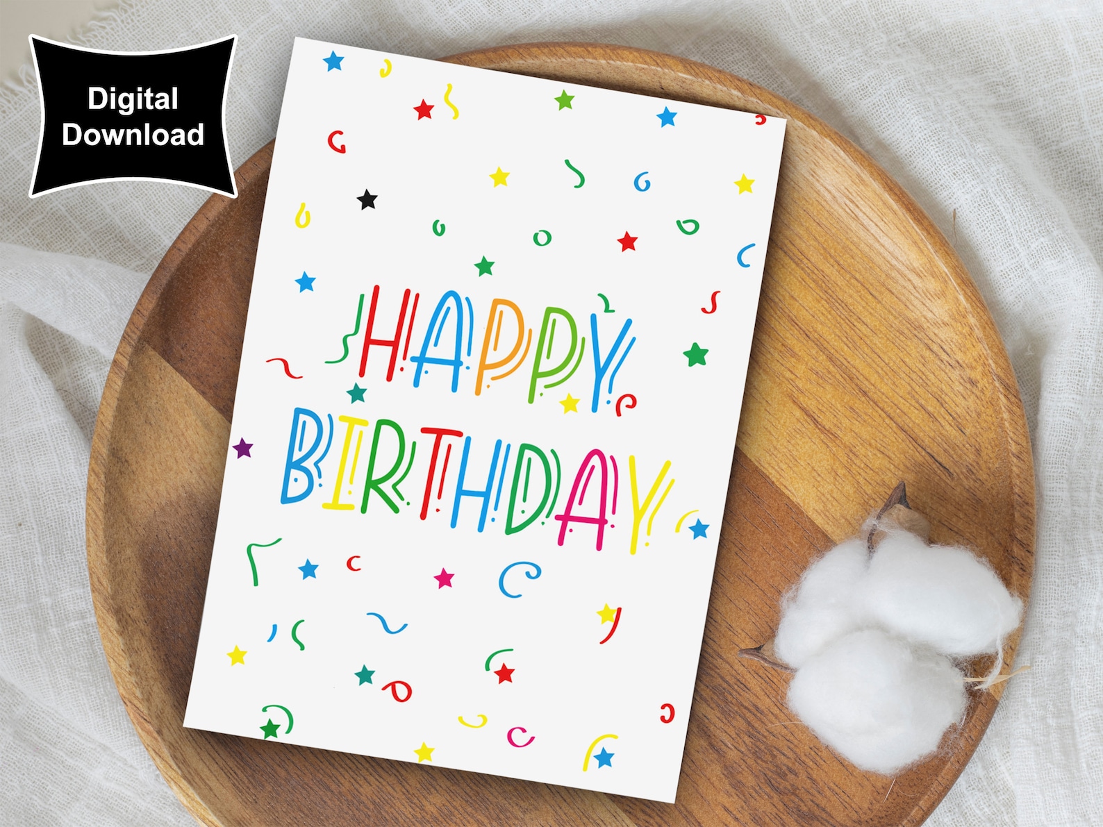 Happy Birthday Digital Card | Birthday Card for Party | Happy Birthday ...