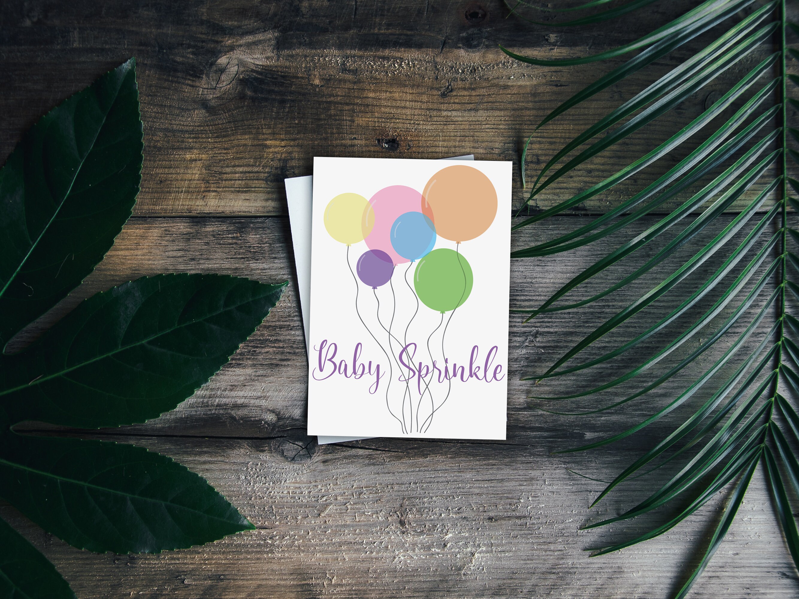 Baby Shower Card | Baby Sprinkle Card | New Baby Card | Digital Baby ...