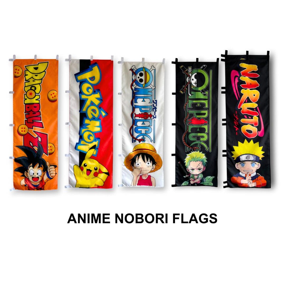 ANIME Nobori Flag JDM Nobori Flags - Etsy