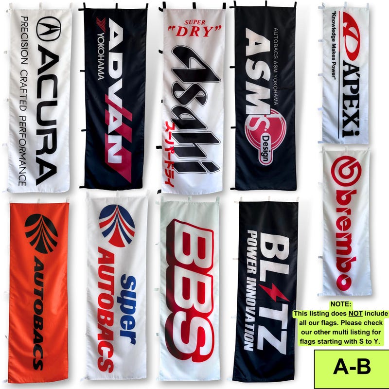 Jdm Racing Flags - Etsy