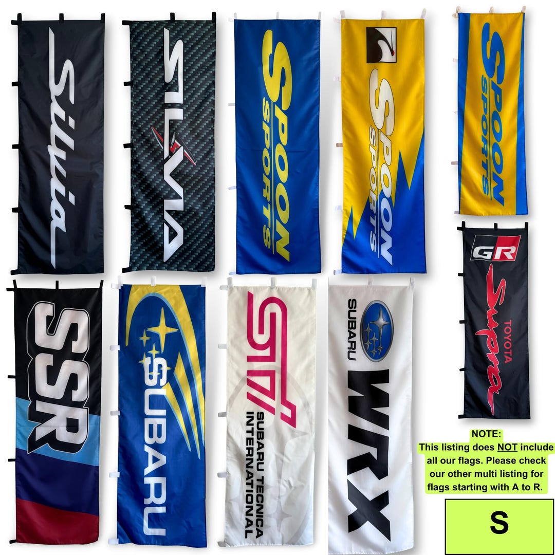 DISCOUNTED High Quality JDM Nobori Flags (S-Y Flags) - Etsy