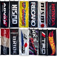 Civic JDM Garage Banner Flag Wall Car Ft Racing Decor Show 3x5 Sign Man ...