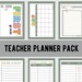 Printable Teacher Planner for Teachers A4 PDF - Etsy