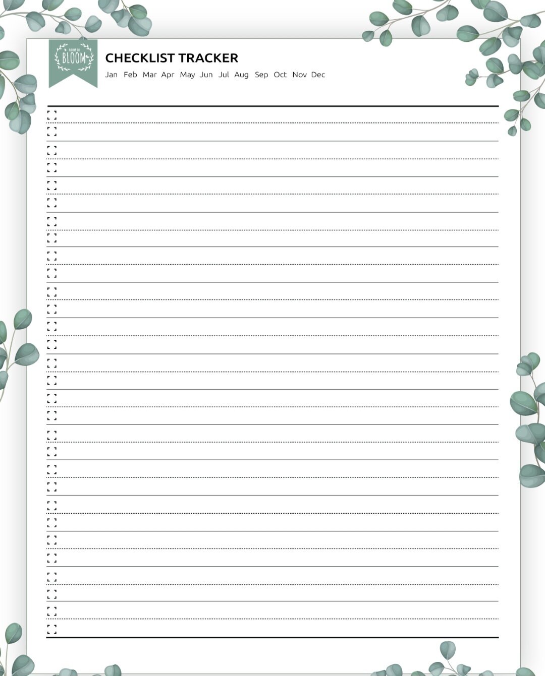 Checklist Bundle - Etsy