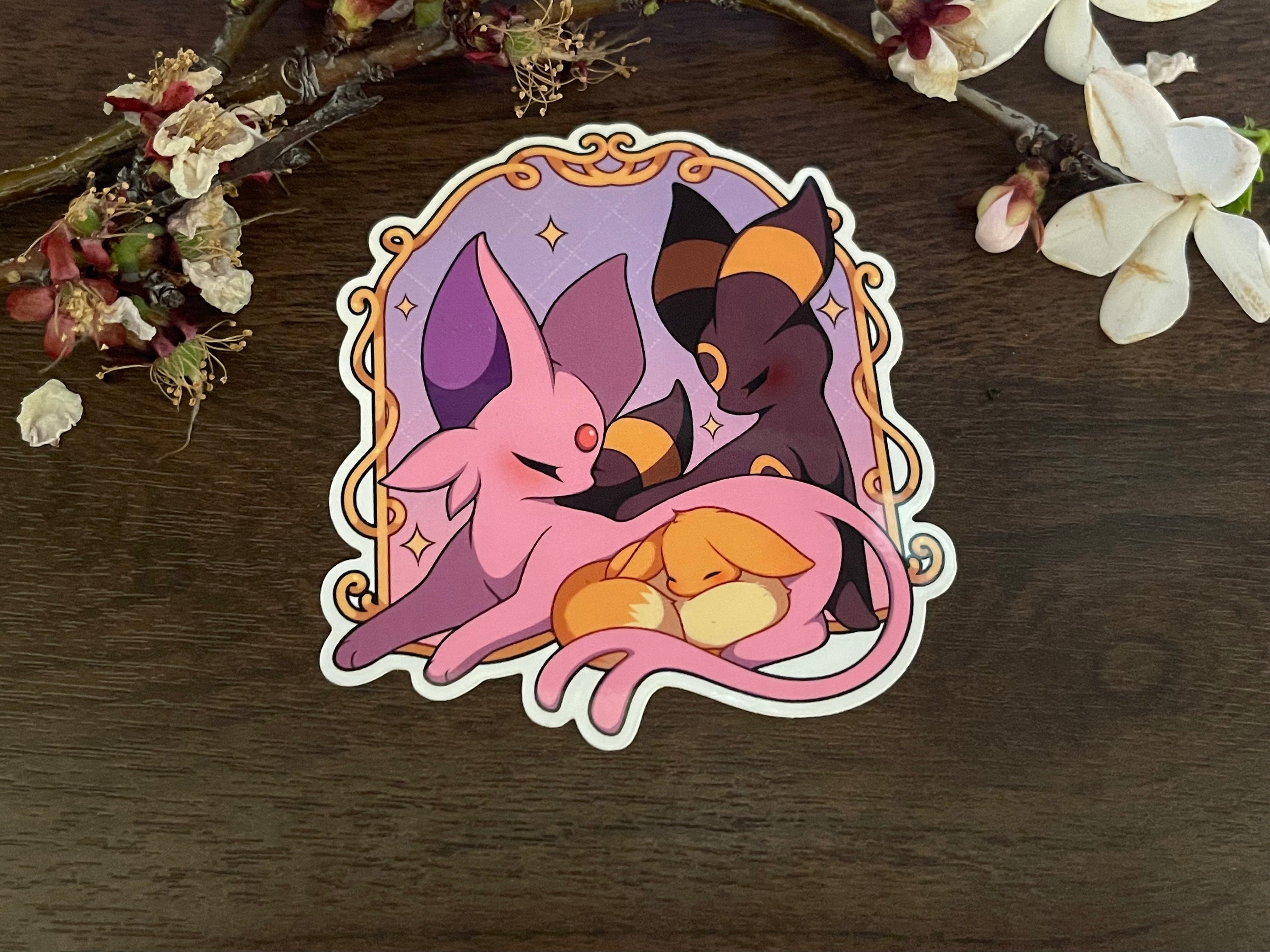 Value Pack All 4 Original Umbreon and Espeon Stickers - Etsy
